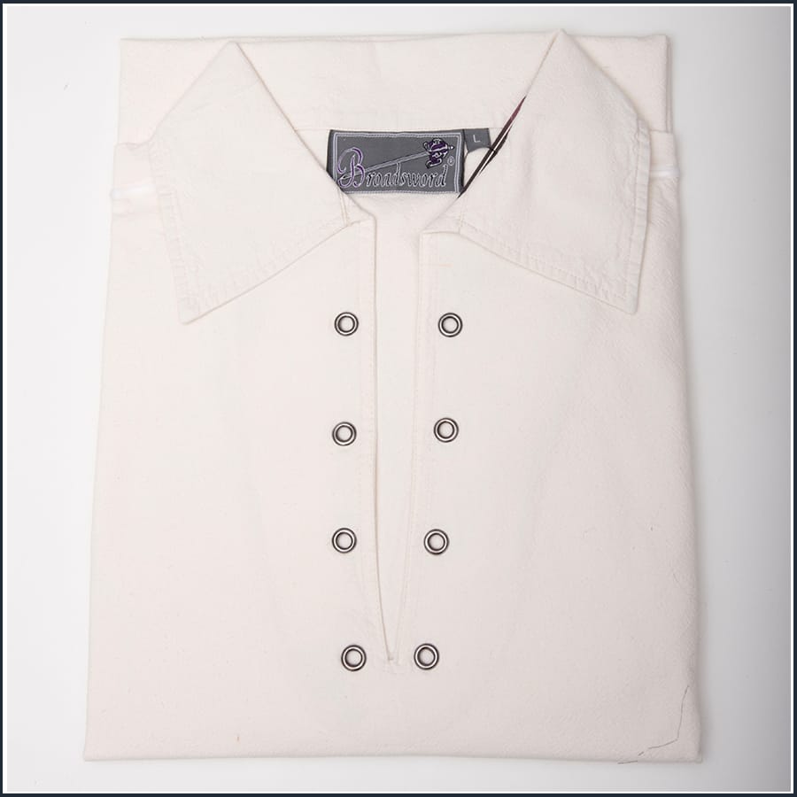 Ecru/Cream Adult Ghillie Shirt | House of Argyll Ltd > Kilt Sales ...
